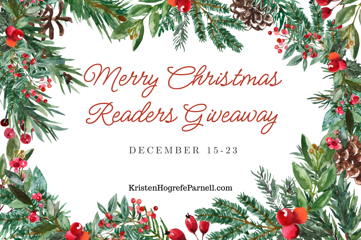 Merry Christmas Readers Giveaway - Kristen Hogrefe Parnell